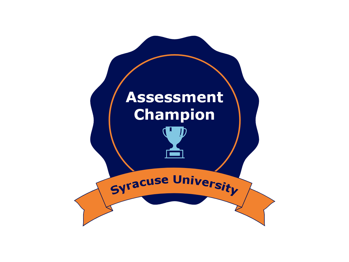 One University Assessment Celebration - IE – Syracuse University